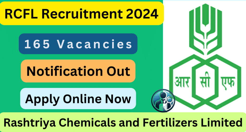 RCFL Recruitment 2024 - Apply for 165 Apprentice Vacancies