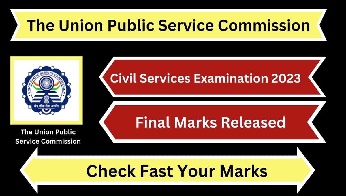 UPSC Civil Services 2023: Marks Released