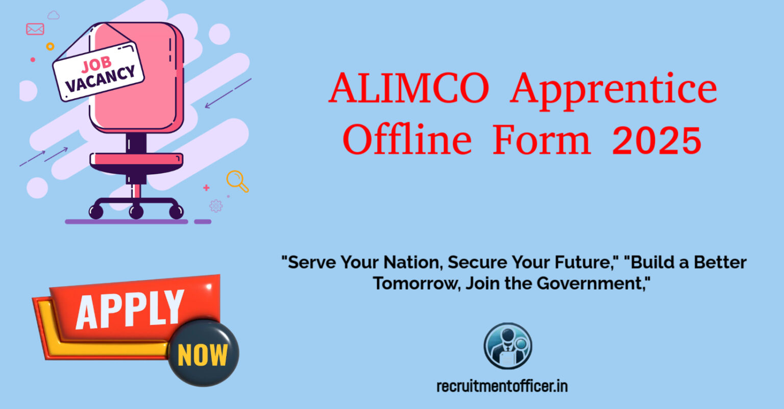 ALIMCO Apprentice Offline Form 2025