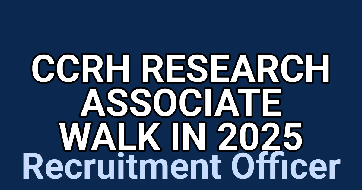 CCRH Research Associate Walk in 2025
