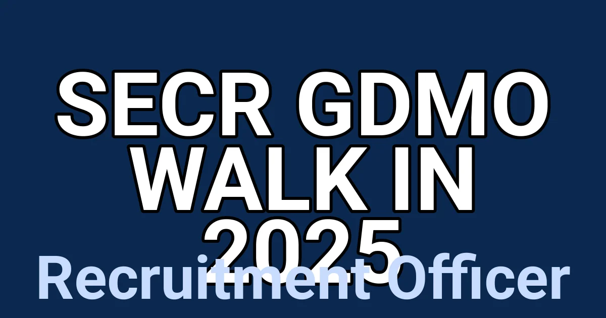 SECR GDMO Walk in 2025