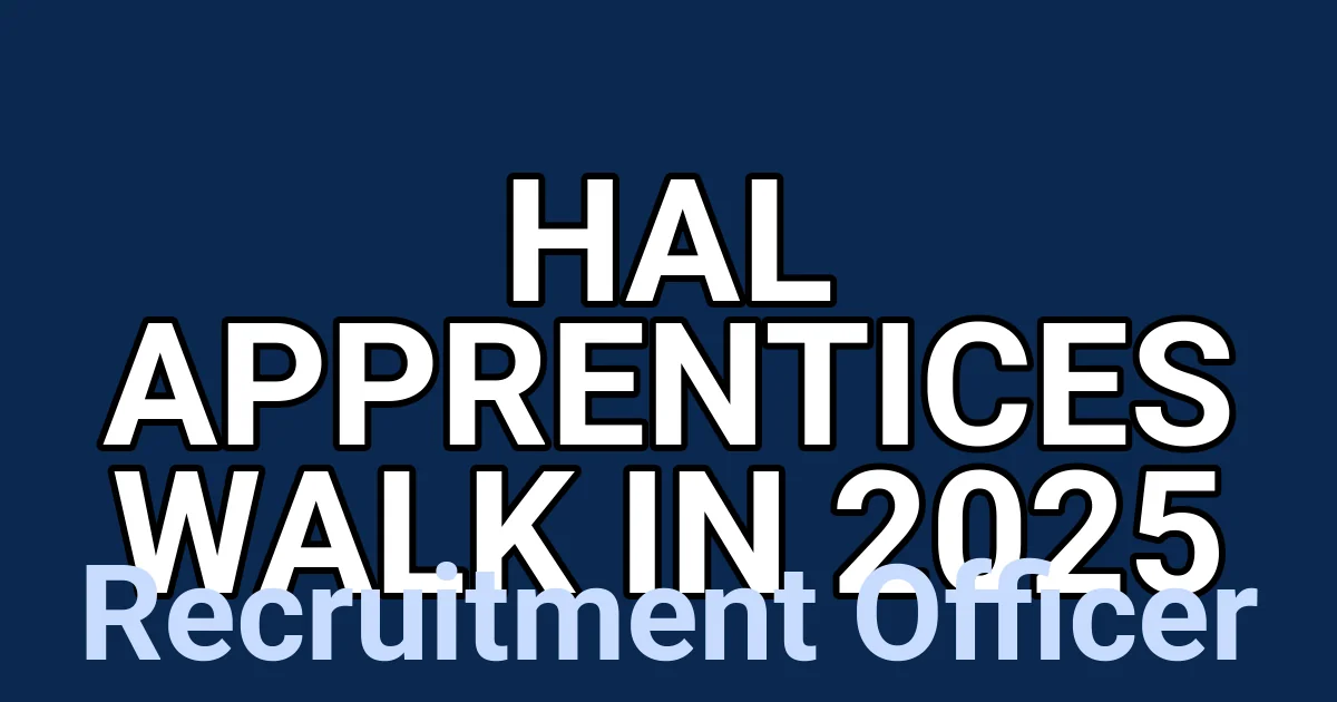 HAL Apprentices Walk in 2025