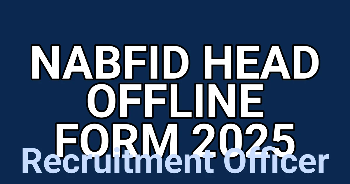 NaBFID Head Offline Form 2025