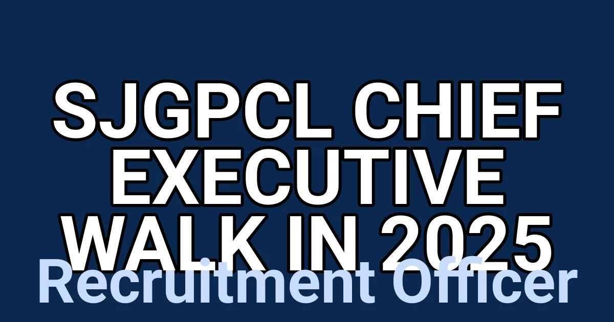 SJGPCL Chief Executive Walk in 2025