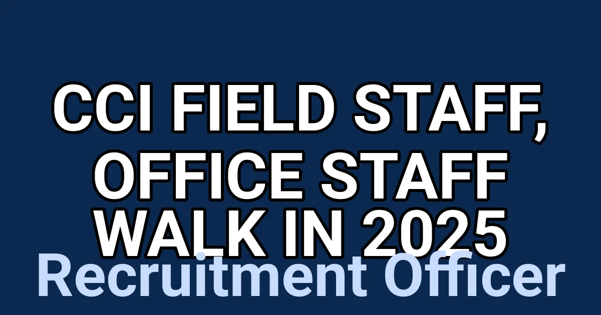 CCI Field Staff, Office Staff Walk in 2025