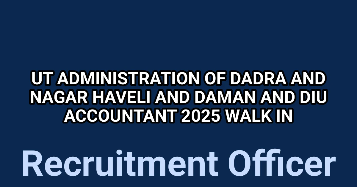 UT Administration of Dadra and Nagar Haveli and Daman and Diu ...